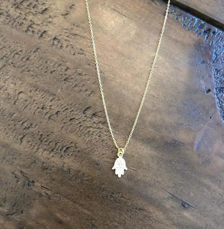 Bubs and Sass - Hamsa Hand Pendant Necklace — The Headspace