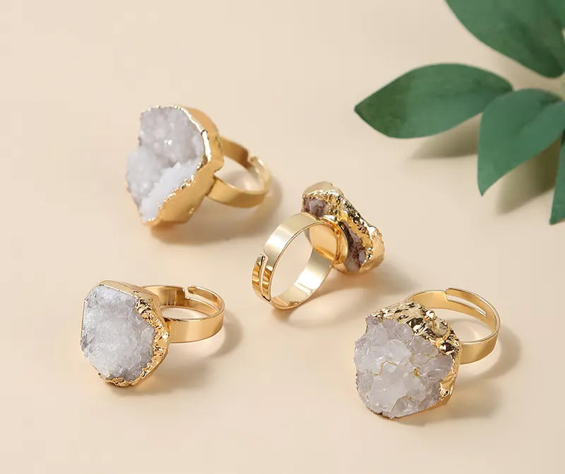 Quartz Druzy Cluster Ring — The Headspace